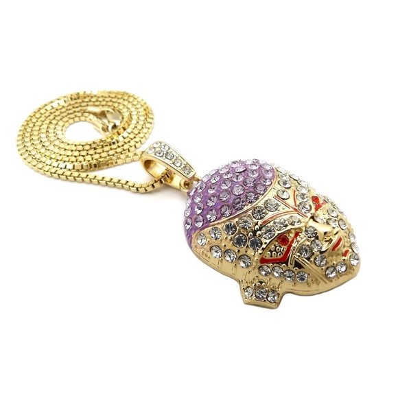 Accessories | Dragon Ball Iced Out Frieza Pendant With Box Chain | Poshmark
